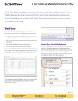 ClickTime Week View Time Entry User Manual | Manualzz