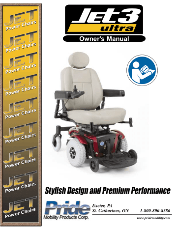 Pride Jet 3 Ultra Owner's Manual | Manualzz
