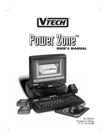 VTech Power Zone User manual | Manualzz