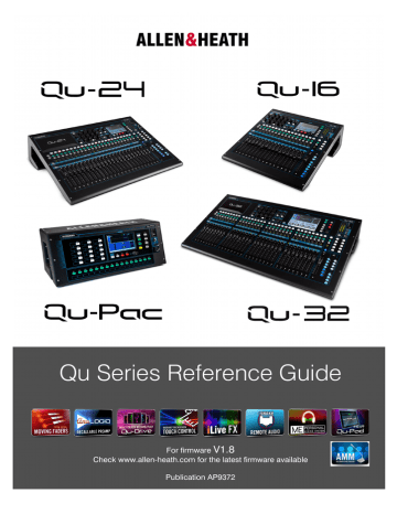 ALLEN & HEATH Qu-32 Reference Manual | Manualzz