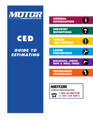 Collision Estimating Data Guide to Estimating | Manualzz