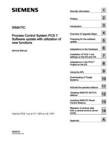Siemens PCS 7 Service Manual | Manualzz
