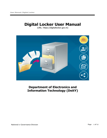 Digital Locker User Manual | Manualzz