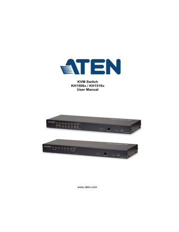 KVM Switch KH1508A / KH1516A User Manual | Manualzz