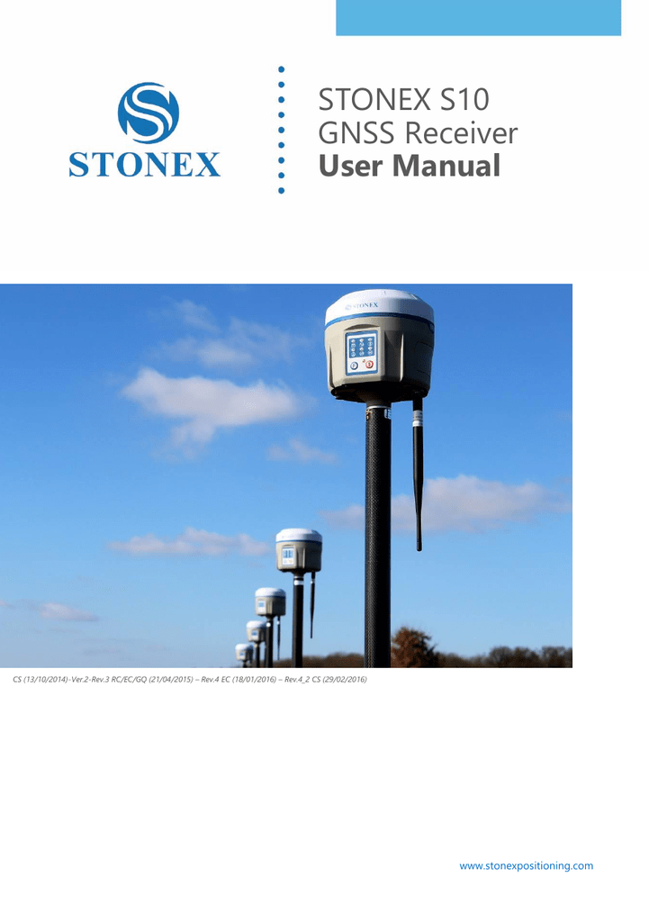 STONEX S10 User manual | Manualzz