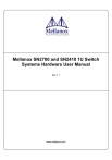Mellanox SN2700 and SN2410 1U Switch Systems Hardware User Manual ...