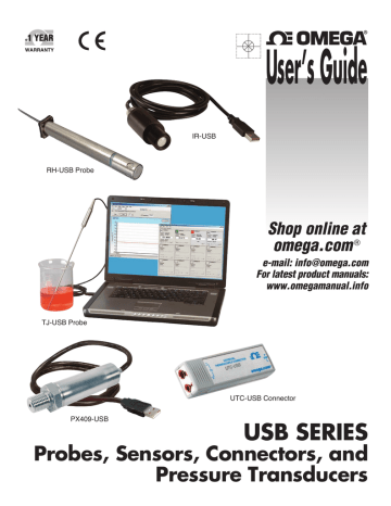 Omega RH-USB User manual | Manualzz