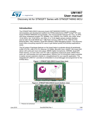 STM32F7 STM32F746NG User manual | Manualzz