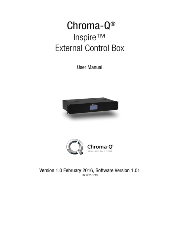 Control Box Inspire External User Manual | Manualzz