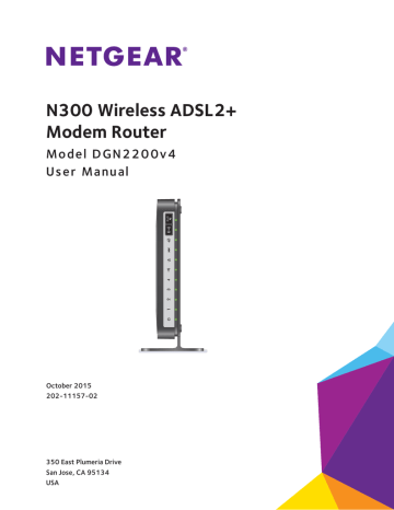 NETGEAR wireless modem router DGN2200v4 User Manual | Manualzz