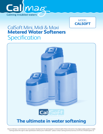 CalMag CalSoft Maxi manual | Manualzz