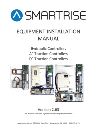 Smartrise HPV900-S2 - Manual, Installation manual