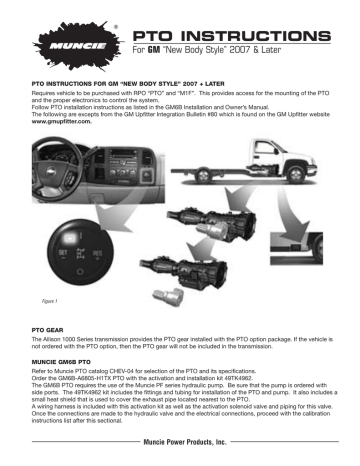 Muncie pto instructions | Manualzz