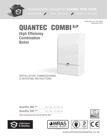 quantec combi installation instructions | Manualzz