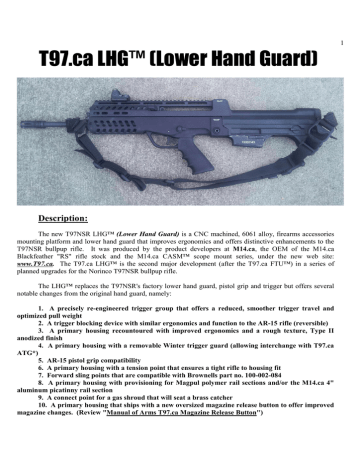 T97.ca LHG T97NSR, T97NRR, QBZ95 Installation Instructions | Manualzz