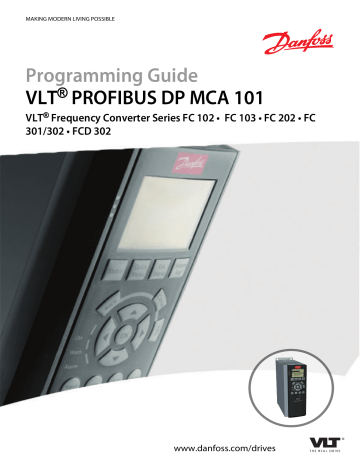 VLT PROFIBUS DP MCA 101 Programming Guide | Manualzz