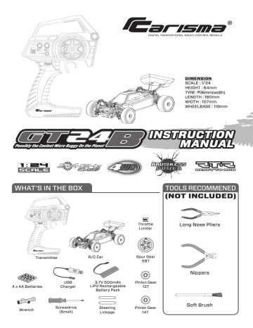 Carisma GT24B Instruction manual | Manualzz