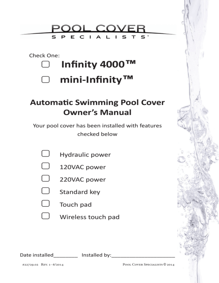 How to adjust infinity 4000 pool cover that closes crooked - molqywave