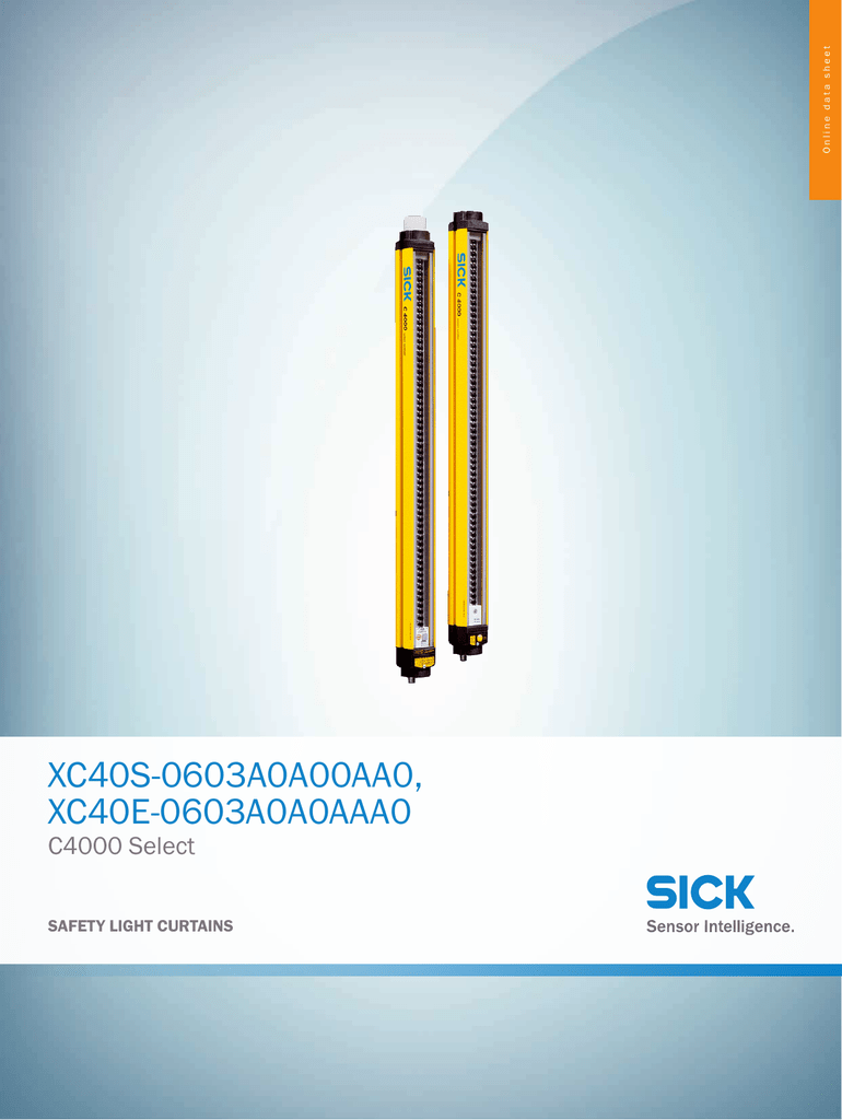 Sick C4000 Safety Light Curtain Manual | www.cintronbeveragegroup.com