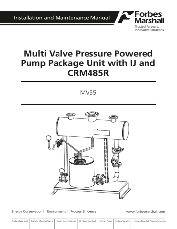 Forbes Marshall MV55 Installation and Maintenance Manual | Manualzz