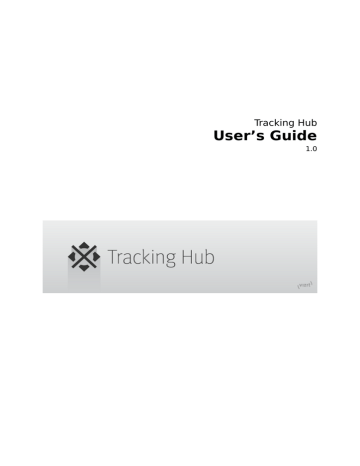 Vizrt Tracking Hub User’s Guide 1.0 | Manualzz