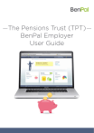 The Pensions Trust BenPal Employer User Guide | Manualzz
