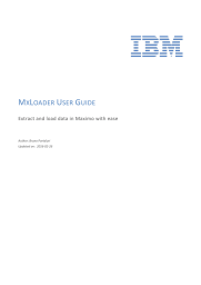 IBM MxLoader - User Guide
