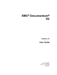 EMC Documentum D2 User Guide | Manualzz