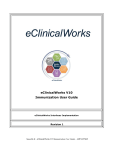 eClinicalWorks V10 Immunization User Guide | Manualzz
