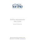 SoftPro Select 4.0 User Guide | Manualzz