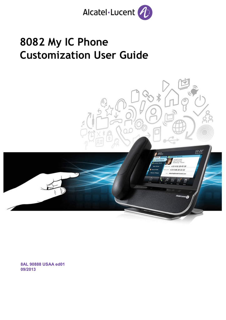 Alcatel-Lucent 8082 My IC Phone User manual | Manualzz