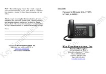 Panasonic KX-NT553, KX-NT556, NT551 User Guide | Manualzz