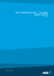 ANZ Transactive User Guide | Manualzz