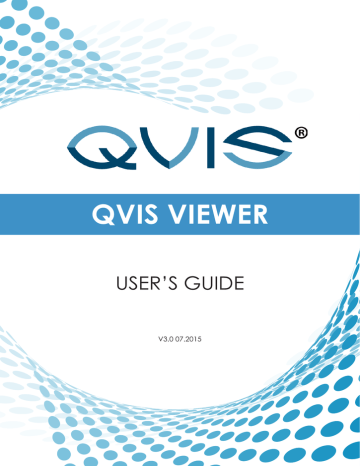 QVIS VIEWER User’s Guide V3.0 07.2015 | Manualzz