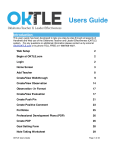 OKTLE Users Guide | Manualzz