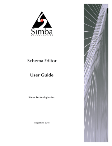 Simba Schema Editor User Guide | Manualzz