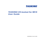 TASKING VX-toolset TriCore User Guide | Manualzz