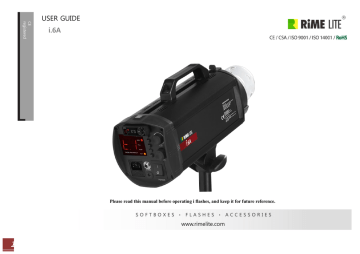 Rime Lite i 6A Flash User Guide | Manualzz
