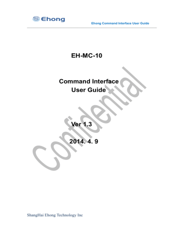 EH-MC 10 Bluetooth Module User Guide | Manualzz