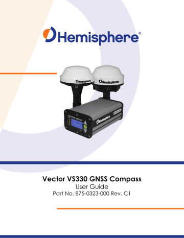 Hemisphere Vector VS330 GNSS Compass User Guide | Manualzz