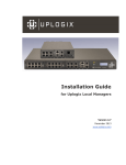 Uplogix KG-175A & KG-175D Encryptors Configuration Guide | Manualzz