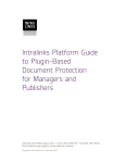 Intralinks Document Locking and Protection User Guide | Manualzz