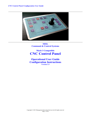 CNC Control Panel 175USB User Guide | Manualzz