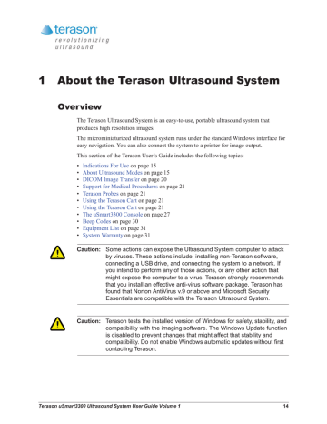 Terason uSmart3300 Ultrasound System User Guide | Manualzz