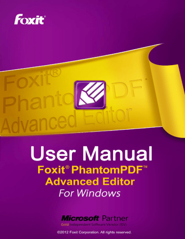 PDF Editor PhantomPDF Advanced Editor User Manual | Manualzz
