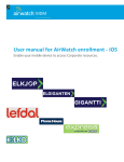 VMware AirWatch Mobile Device Management Guide | Manualzz