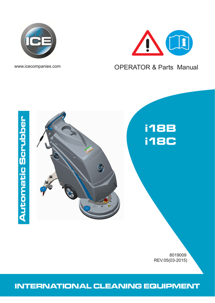 Ice I18C Operator's & Parts Manual | Manualzz