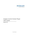 Avigilon Control Center Player 4.12 User Manual | Manualzz
