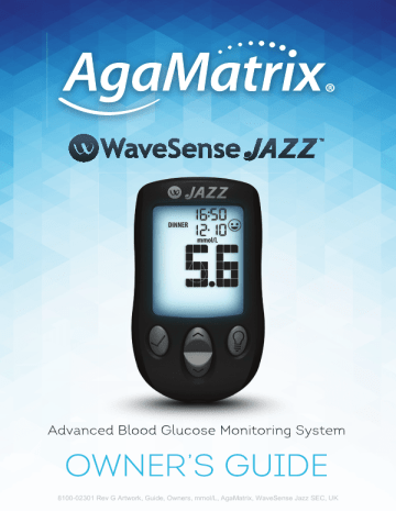 AgaMatrix WaveSense JAZZ Owner's Manual | Manualzz