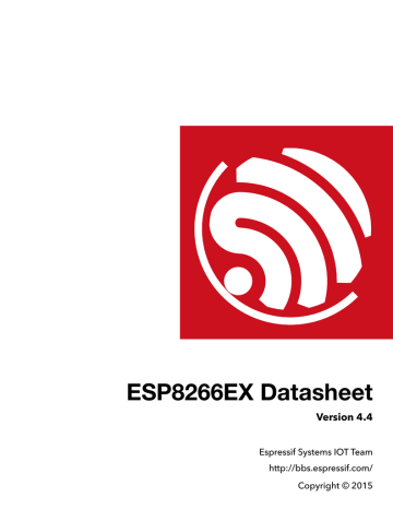ESP8266EX Datasheet | Manualzz